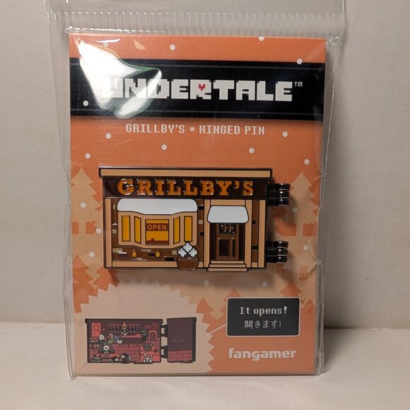 Toby Fox | Jewelry | Undertale Grillbys Bar Enamel Pin Official ...